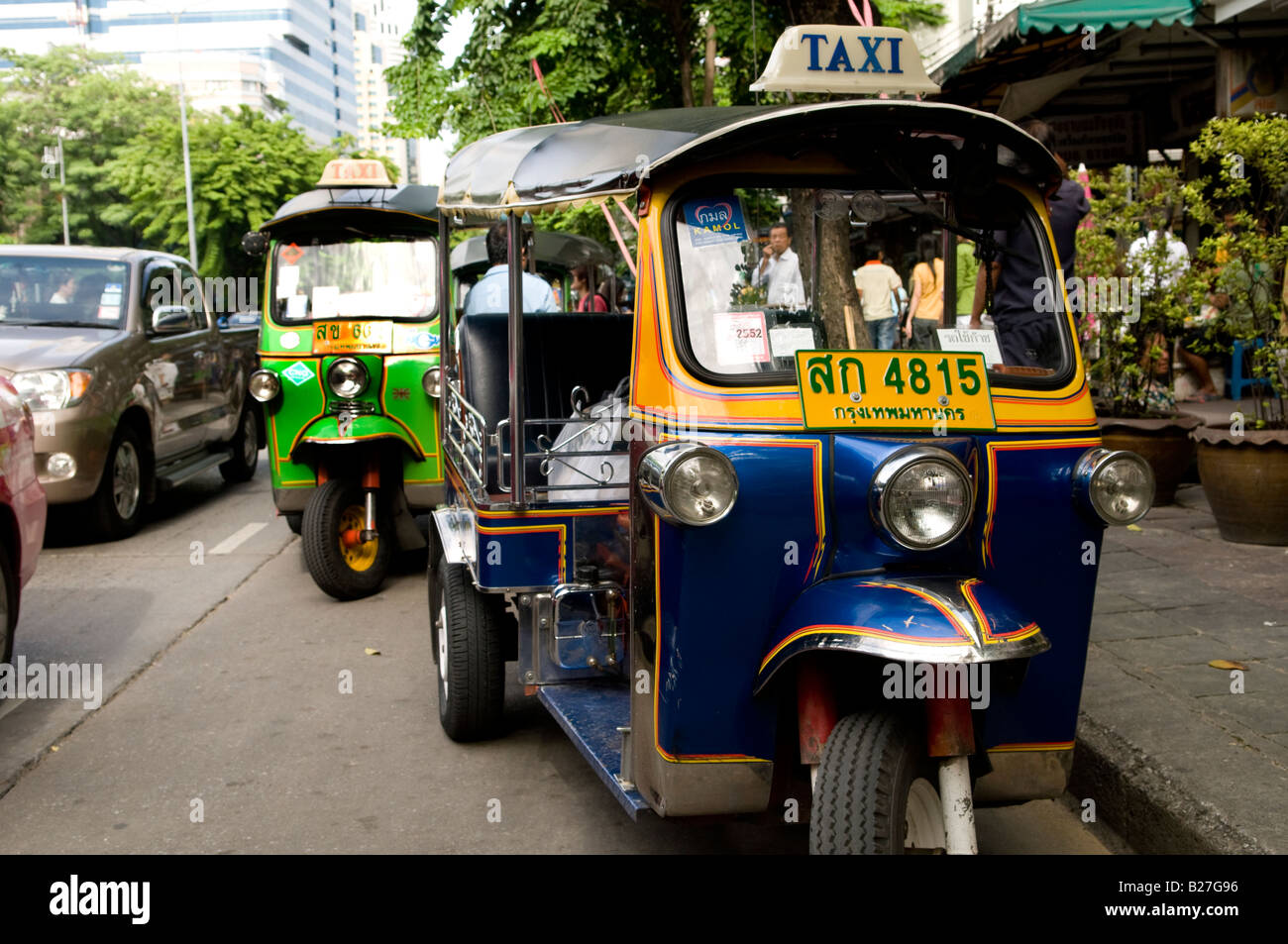 Colorful tuktuks in bangkok hi-res stock photography and images - Alamy