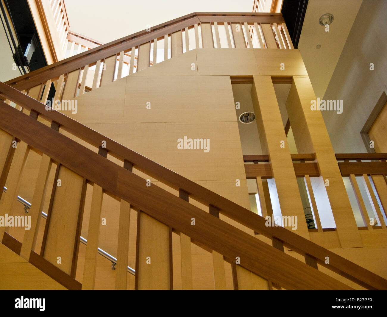 staircase of Trotter Hall, Swarthmore College, Pennsylvania, USA Stock ...