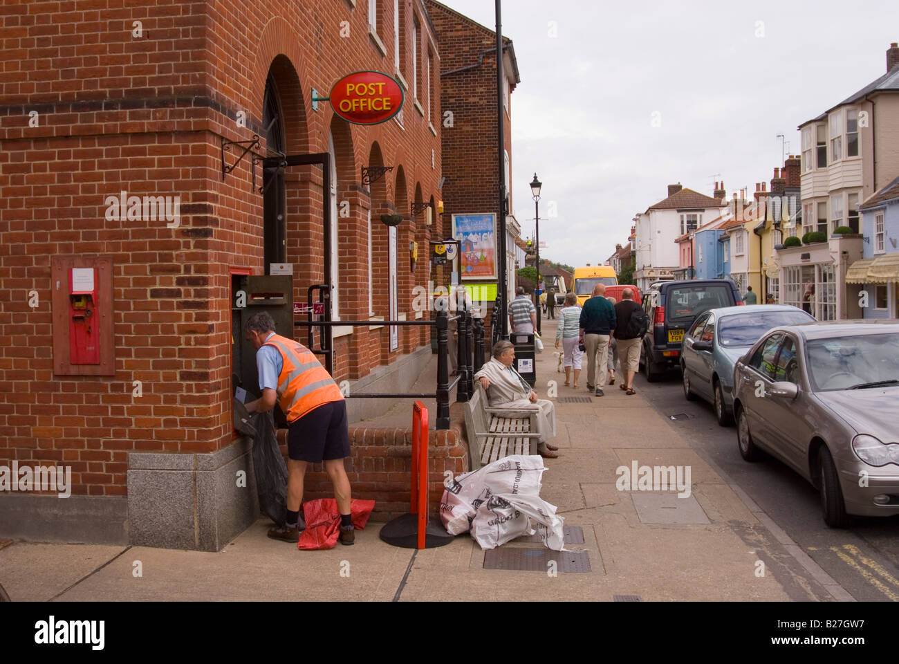 English postman uniform hi-res stock photography and images - Alamy