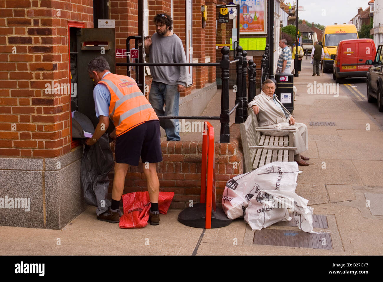 English postman uniform hi-res stock photography and images - Alamy