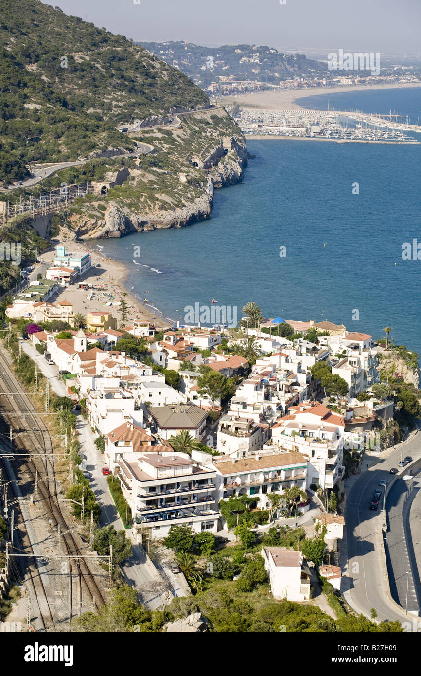 Garraf village in summer Stock Photo - Alamy