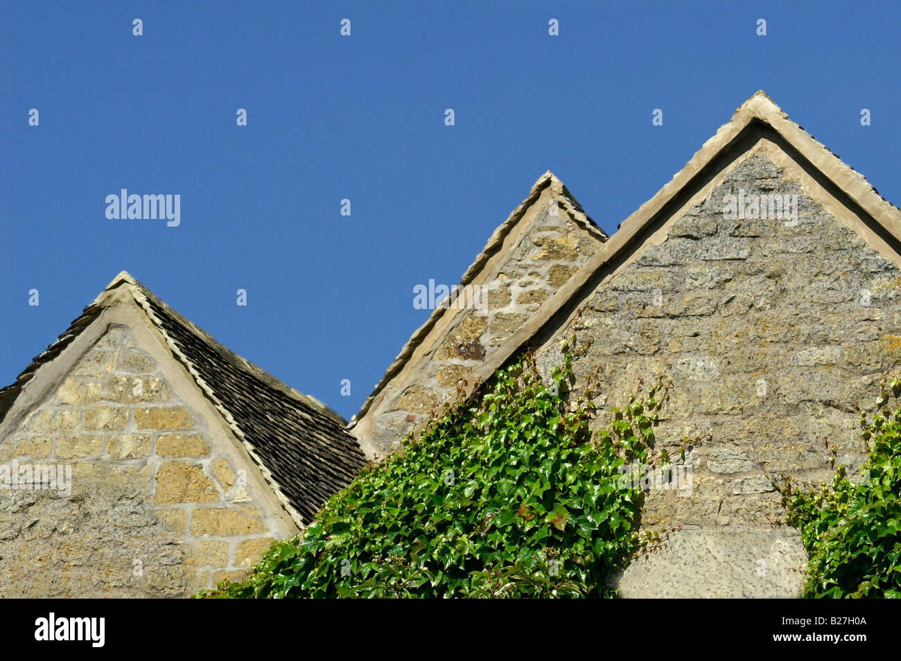 roofs on traditional English houses Stock Photo - Alamy
