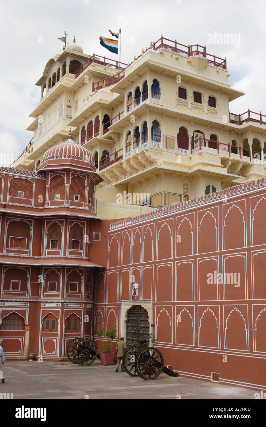 Architecture of Jaipur Palace, Jaipur, Rajastan, India. Jaipur is the ...
