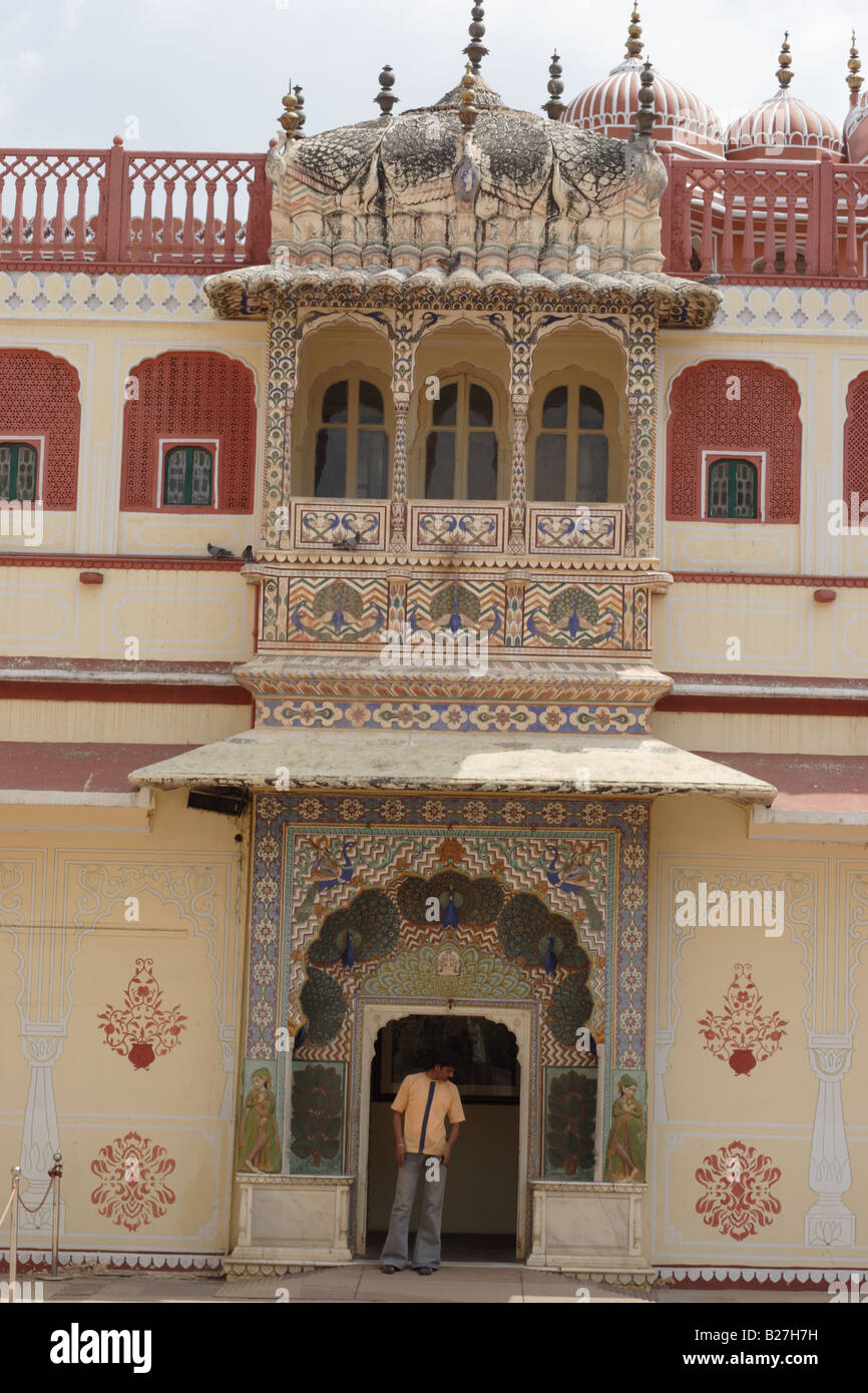 Architecture of Jaipur Palace, Jaipur, Rajastan, India. Jaipur is the ...