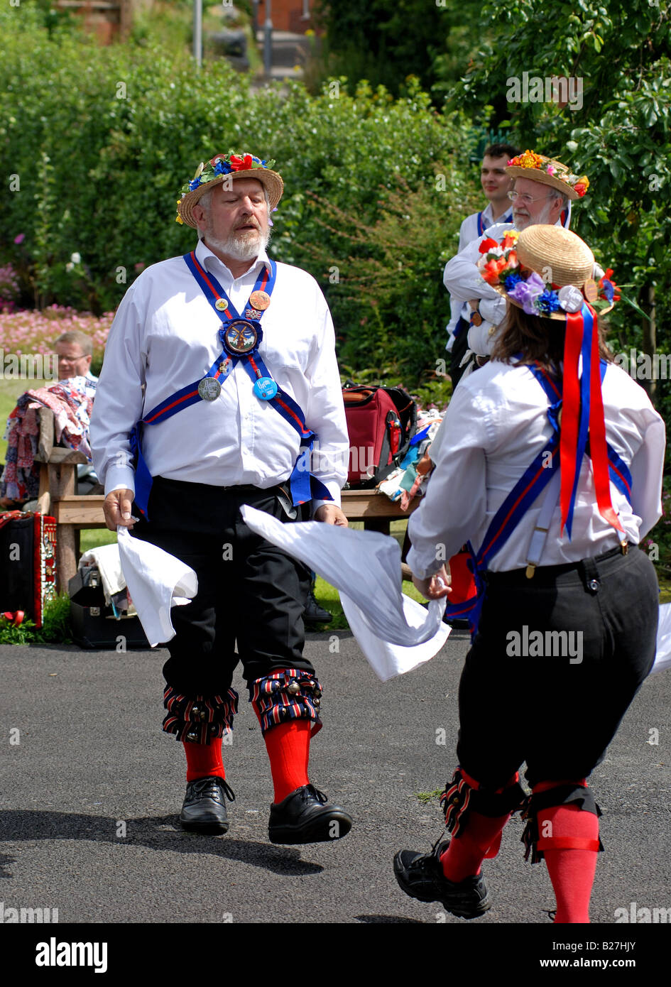 Morris dancing black white hi-res stock photography and images - Alamy
