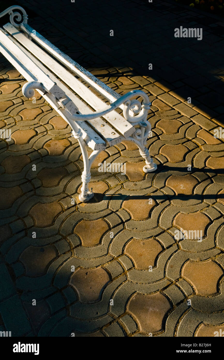 Park bench classic Stock Photo - Alamy