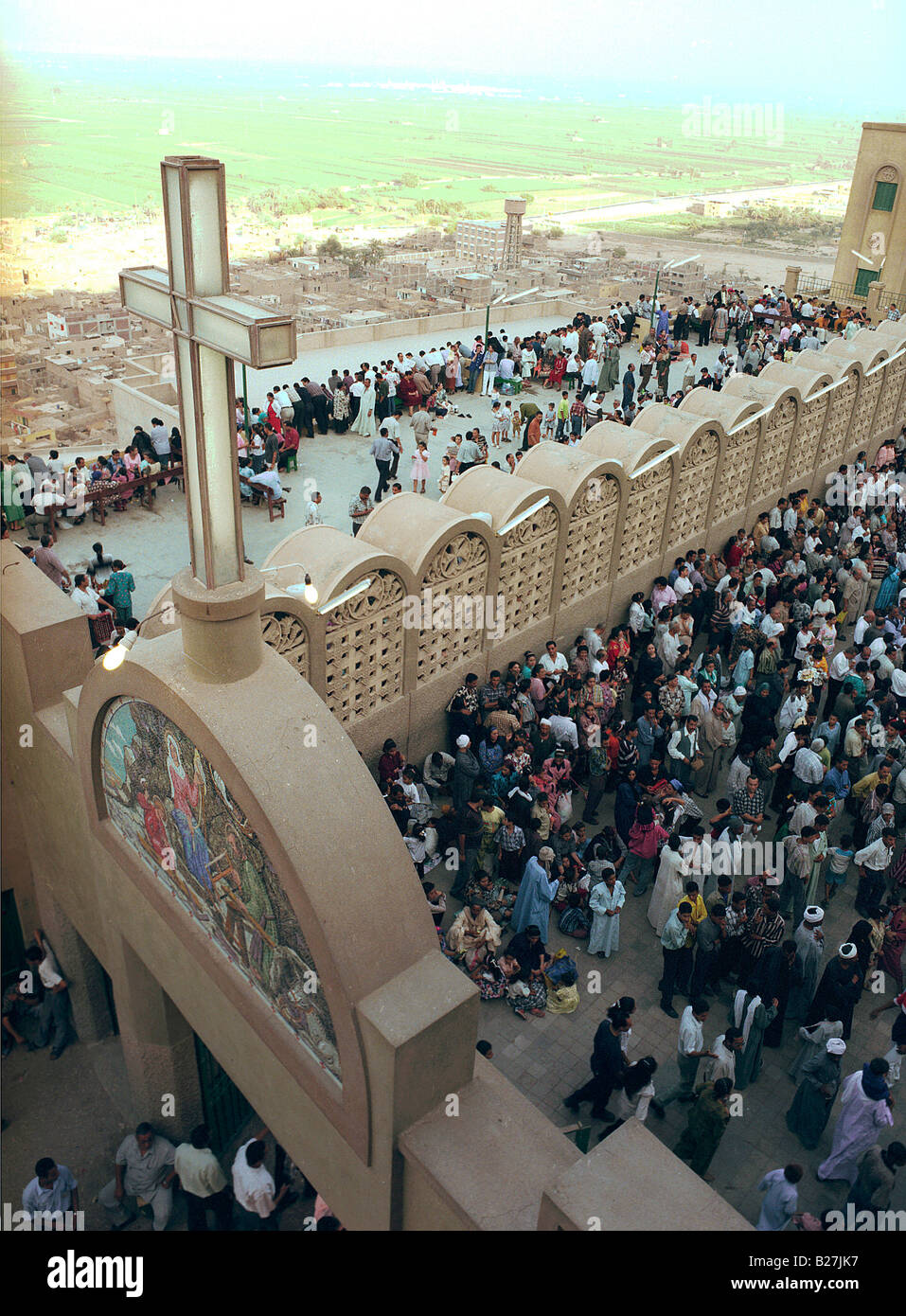 Every year in August the monastery in Durunka, beside Assiut, is ...