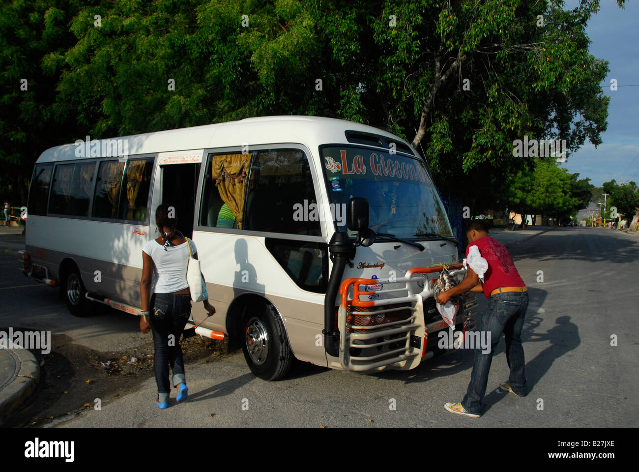 Minibus caribbean hi-res stock photography and images - Alamy