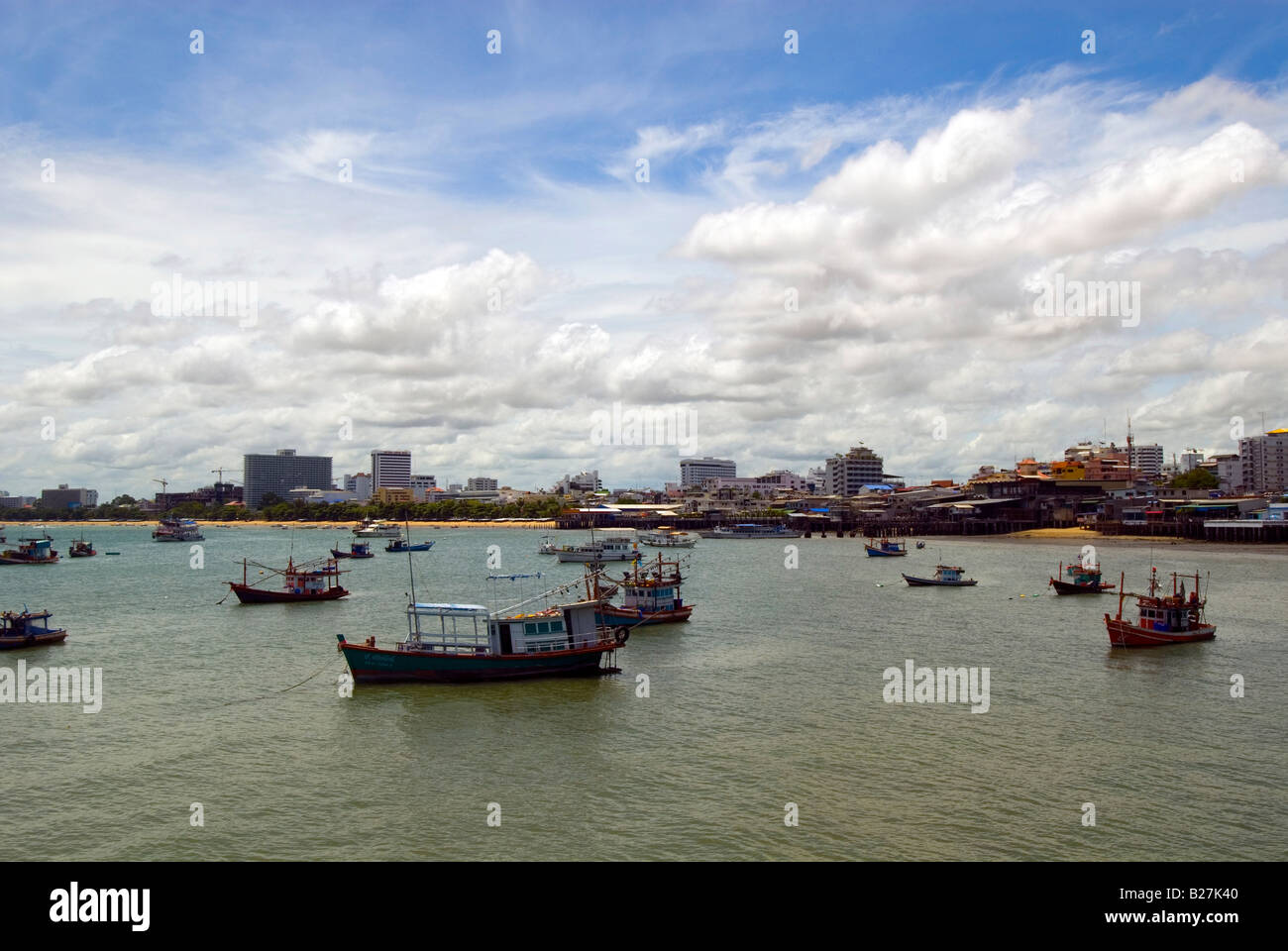 Pattaya Bay. Thailand Stock Photo - Alamy