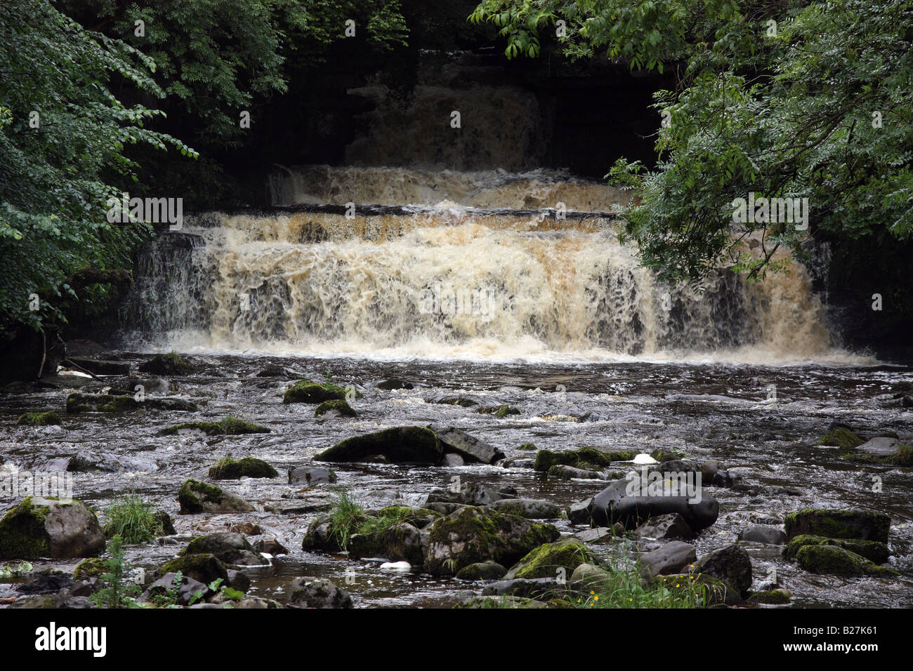Cotter Force Waterfall Stock Photo - Alamy