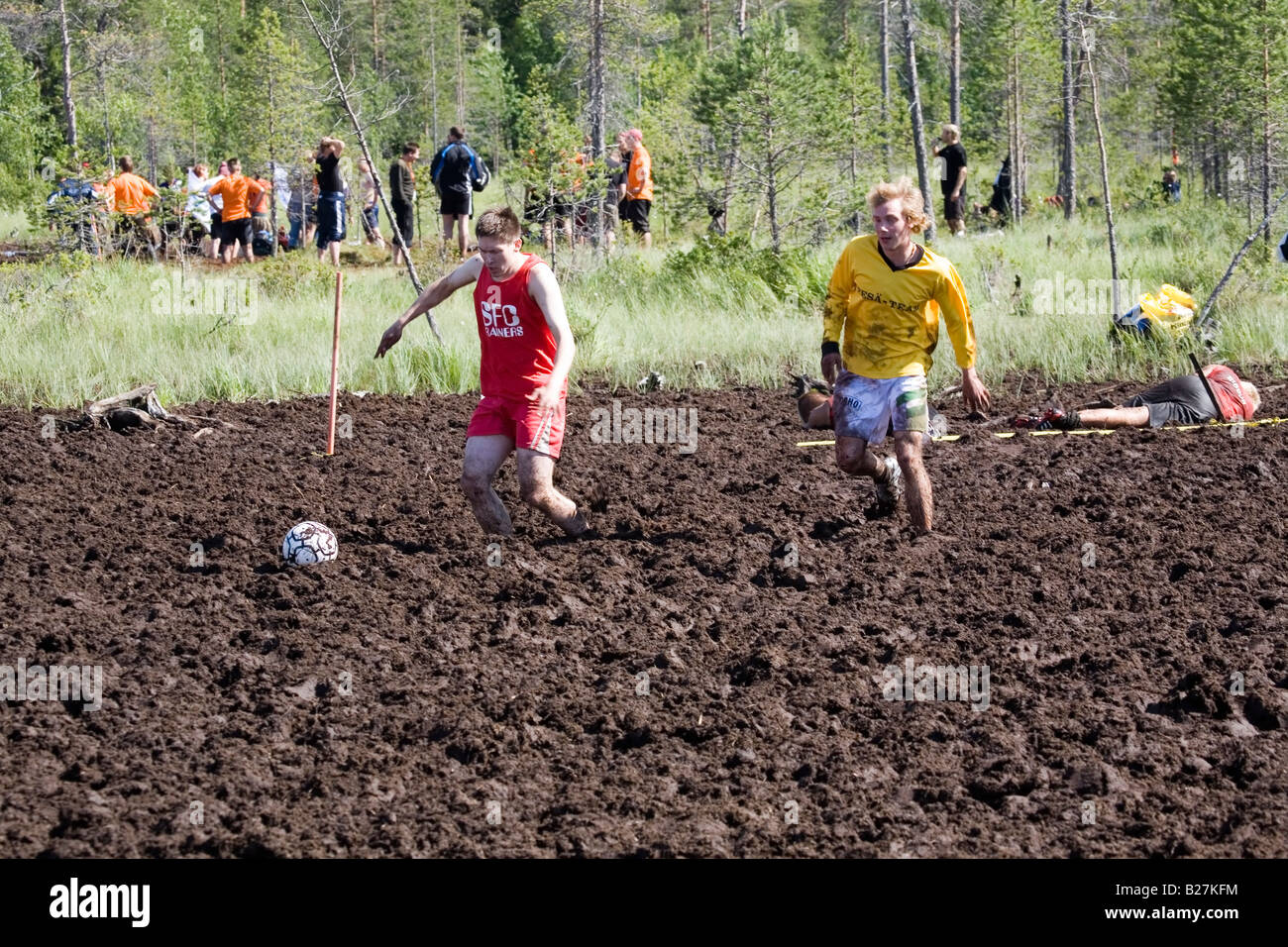 Swamp Soccer World Championship tournament Hyrynsalmi Finland Europe ...