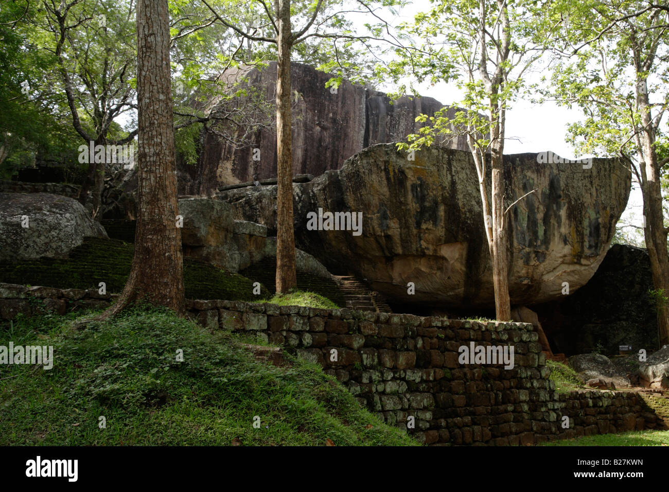 Path to Sigiriya, ancient rock fortress, Sri Lanka Stock Photo - Alamy