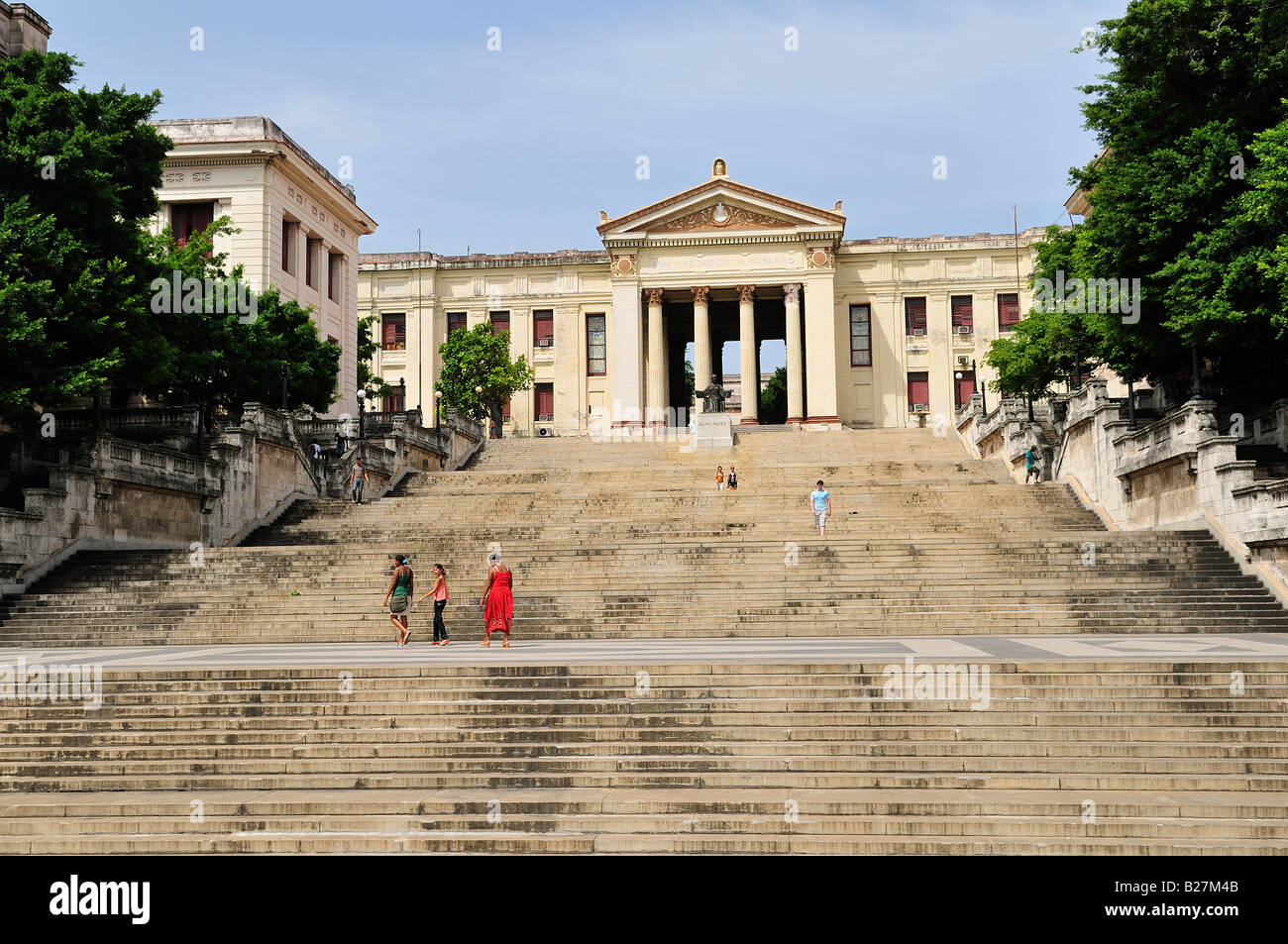 University of Havana Cuba Universidad de la Habana Vedado Stock Photo ...