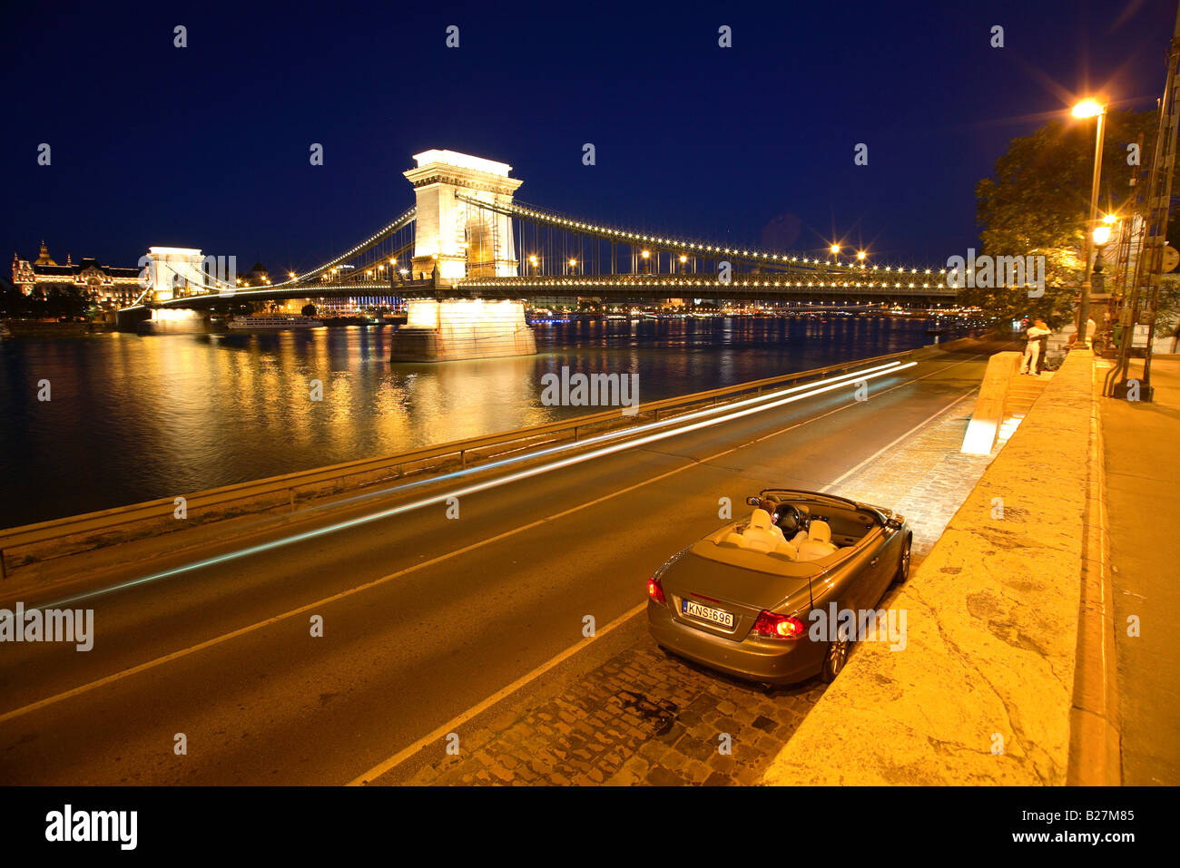 car Volvo C70 cabrio, convertible, driving on the road Stock Photo - Alamy