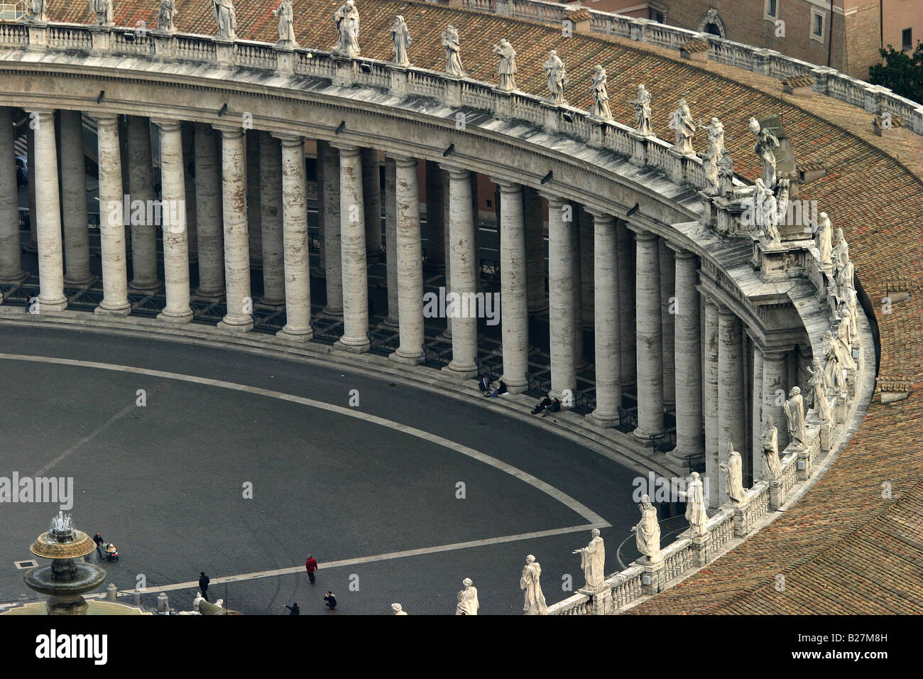 The view across Rome from the top of St Peter s Basilica in the Vatican ...