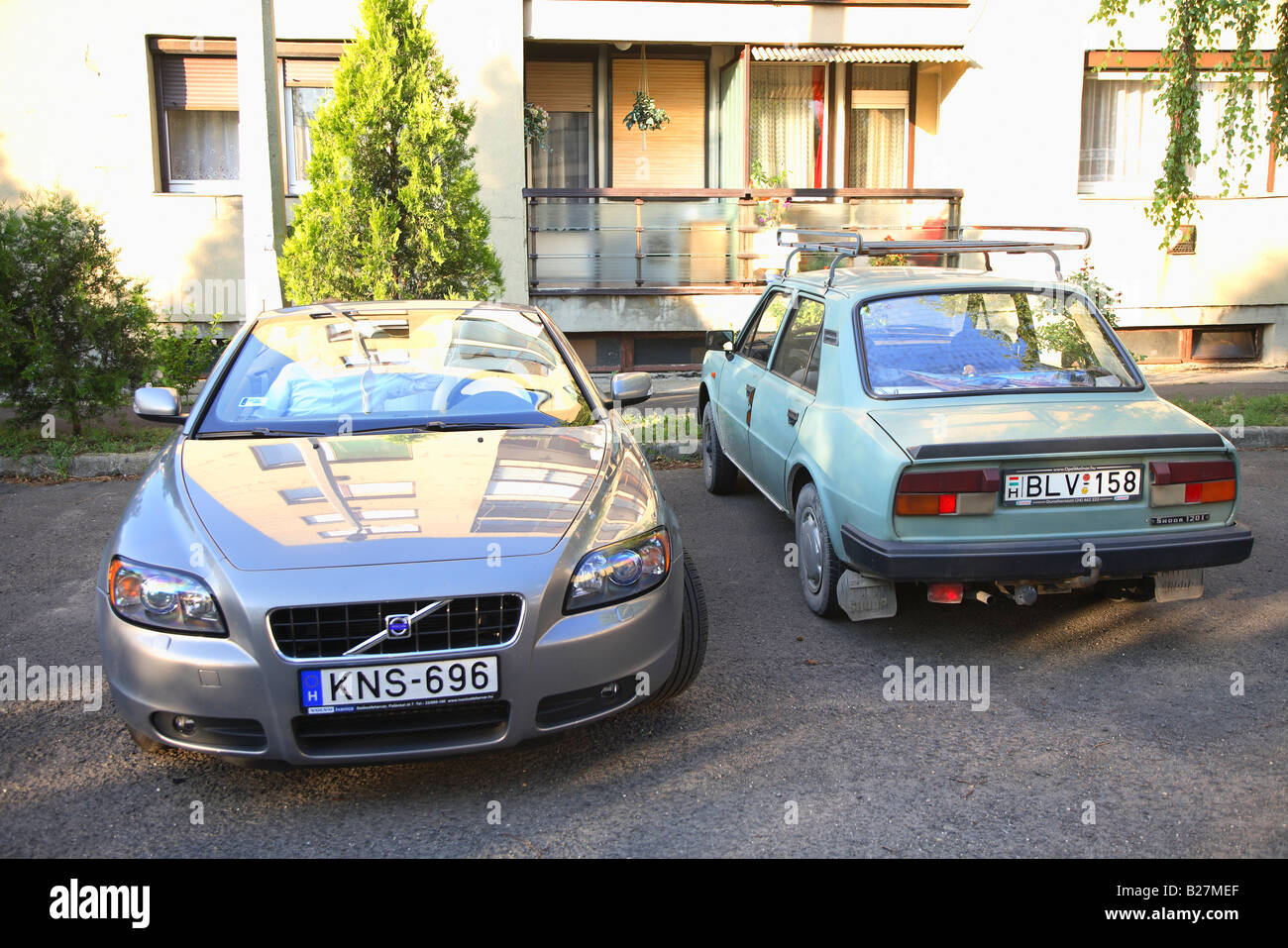 car Volvo C70 cabrio, convertible, driving on the road Stock Photo - Alamy