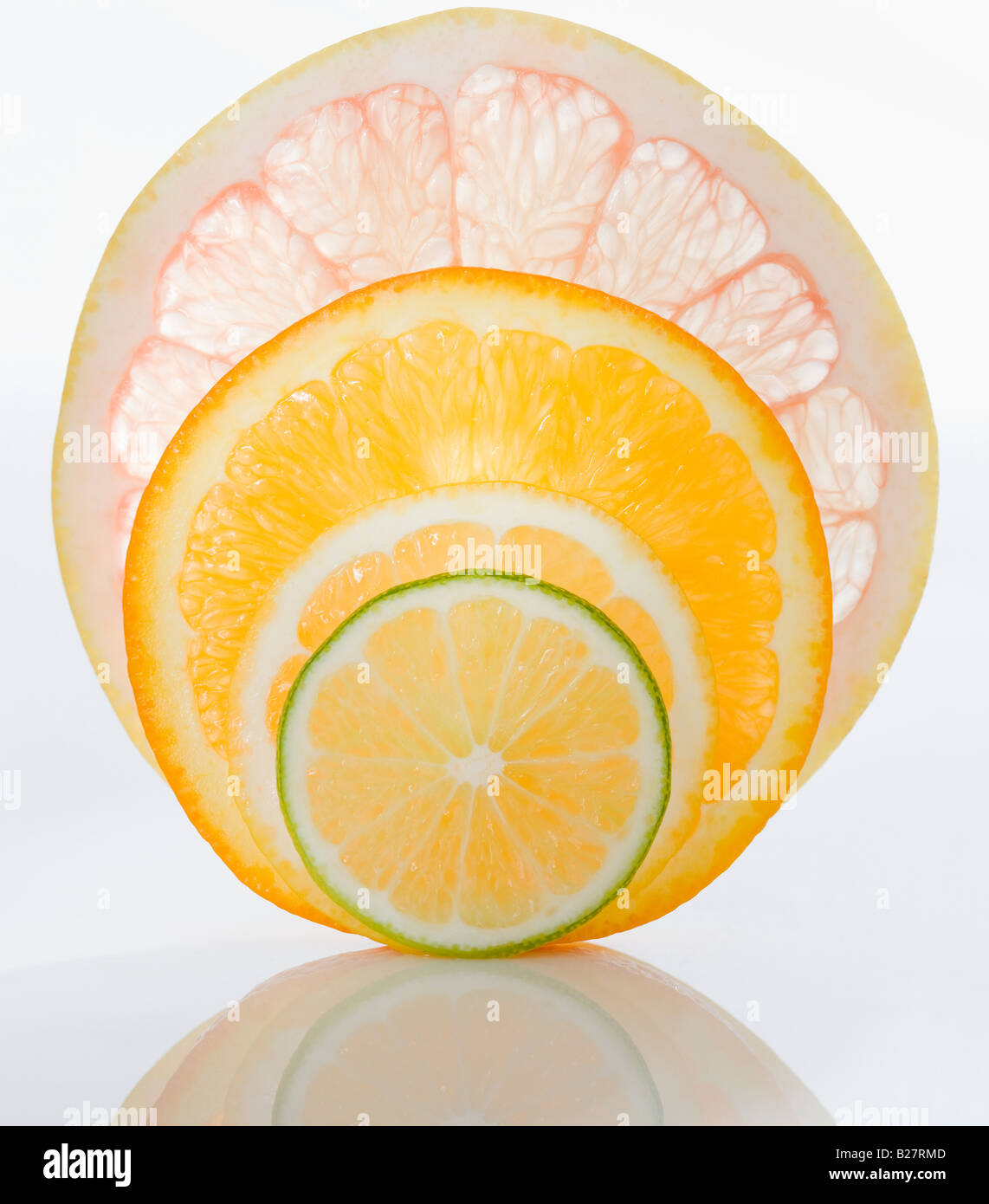 Close up of citrus fruit slices Stock Photo - Alamy