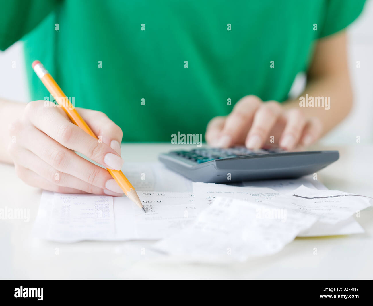 Reviewing receipts hi-res stock photography and images - Alamy