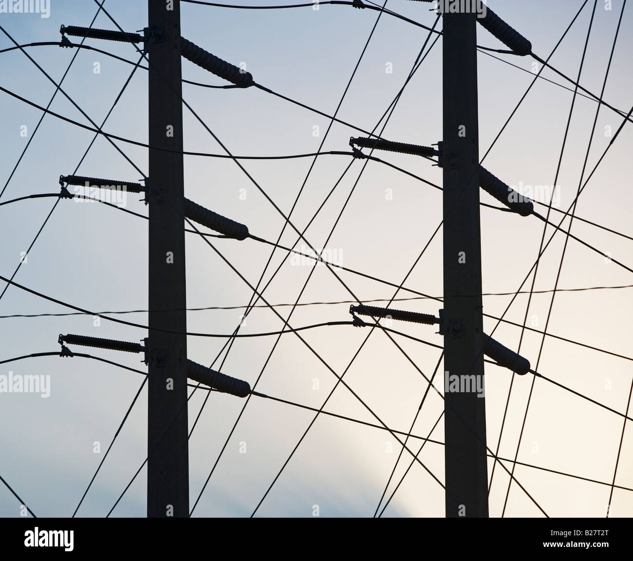Power lines poles hi-res stock photography and images - Alamy