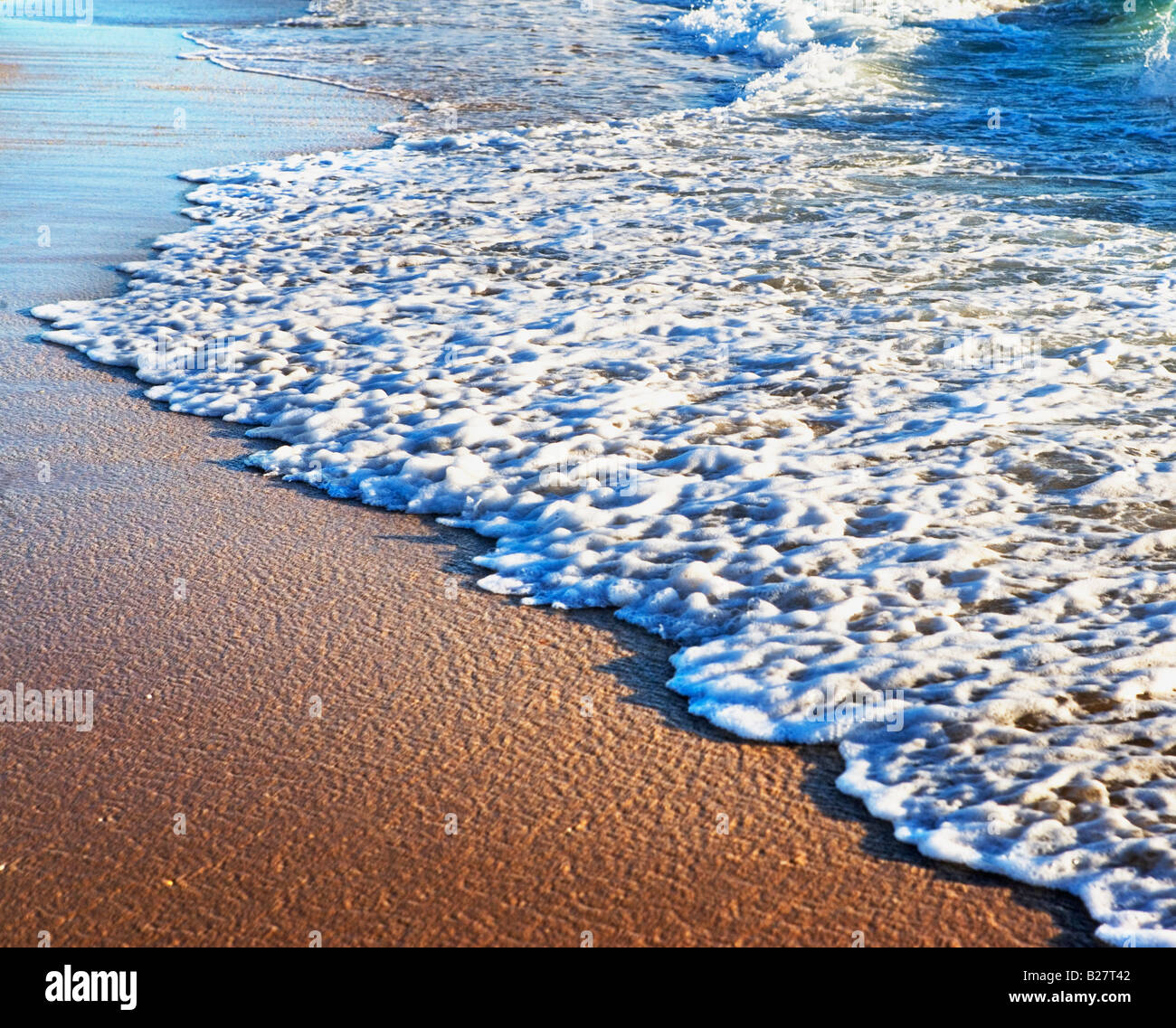 Ocean wave on shore Stock Photo - Alamy