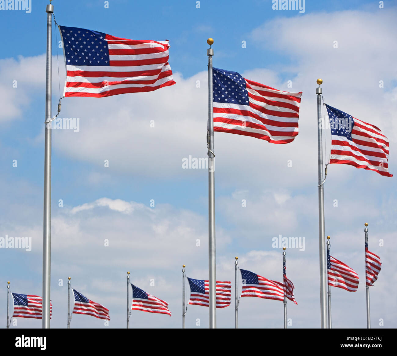 Flags of united states hi-res stock photography and images - Alamy