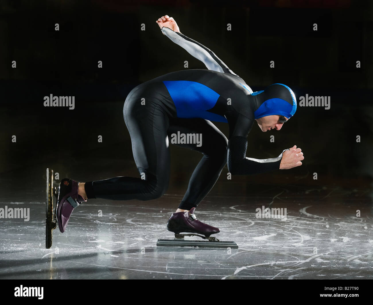 Skater on ice hi-res stock photography and images - Alamy