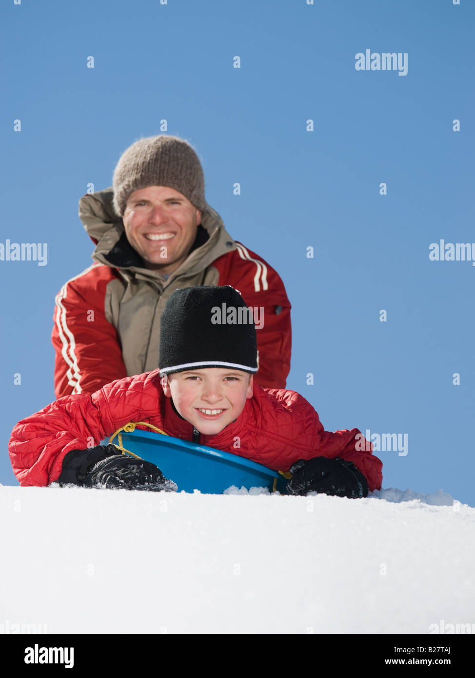 Head in snow sled hi-res stock photography and images - Alamy