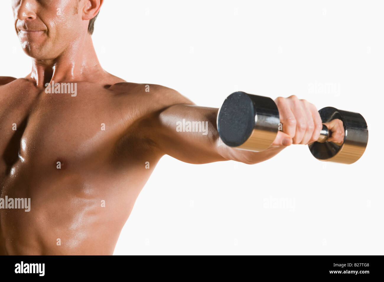 Male Body Builder Flexing Posing High Resolution Stock Photography and ...