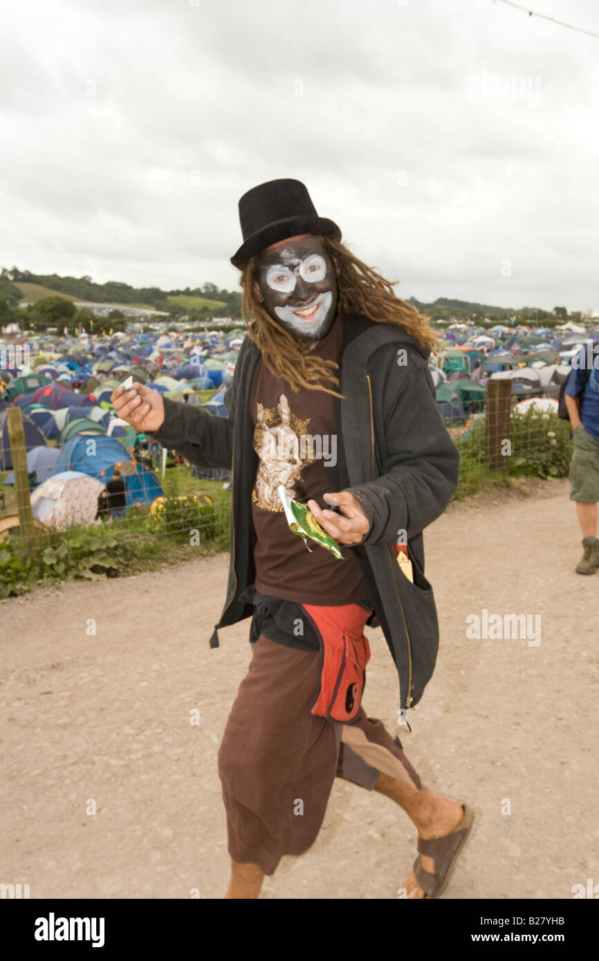 Papa lazarou fancy dress glastonbury hi-res stock photography and ...