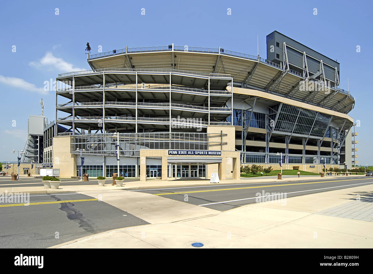 Penn State University Football Stadium at State College PA Stock Photo ...