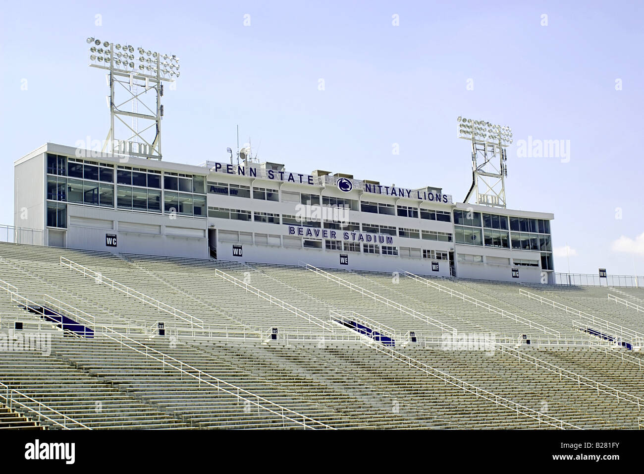 Penn State University Football Stadium at State College PA Stock Photo ...