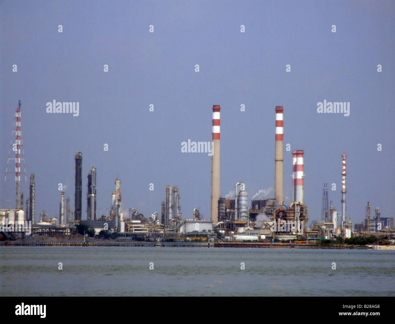 big industrial plant in venice, italy Stock Photo - Alamy