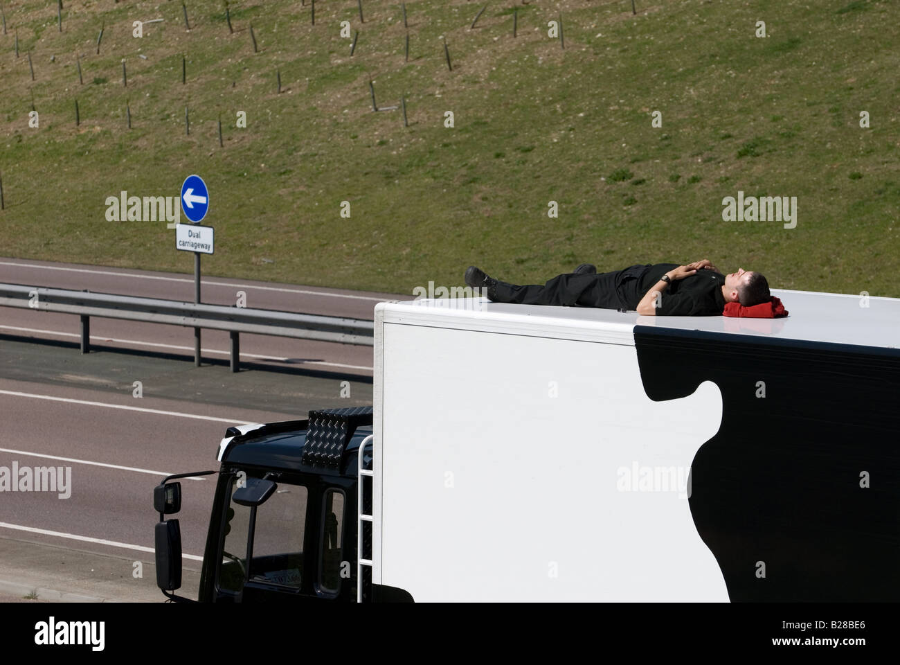 Lorry driver uk hi-res stock photography and images - Alamy