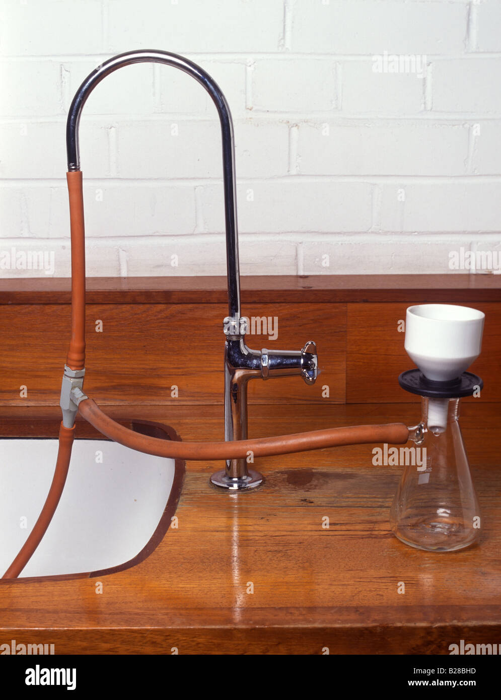 buchner filter funnel Stock Photo - Alamy