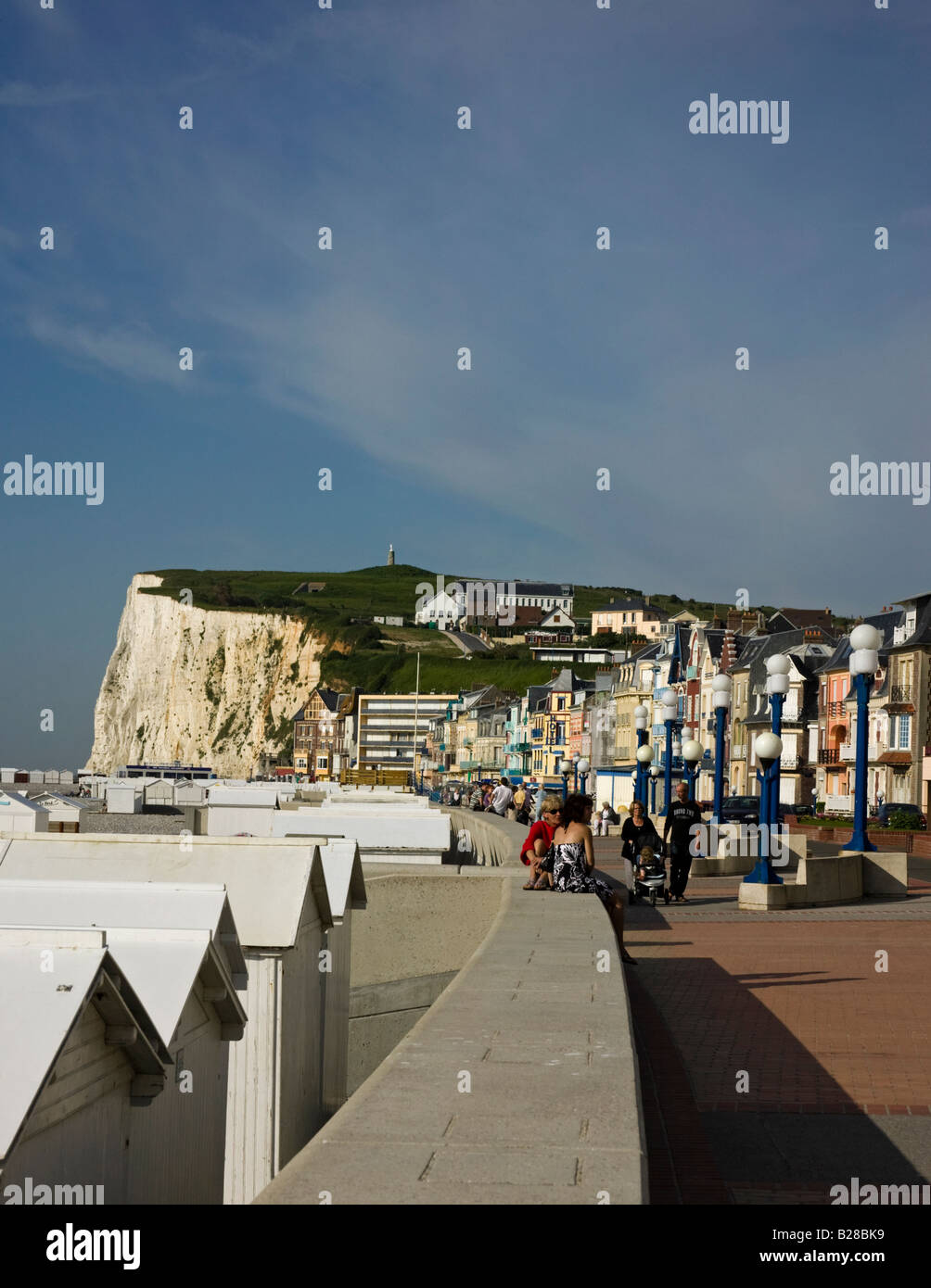 Promenade, Le Treport, Normandy, France, Europe Stock Photo - Alamy