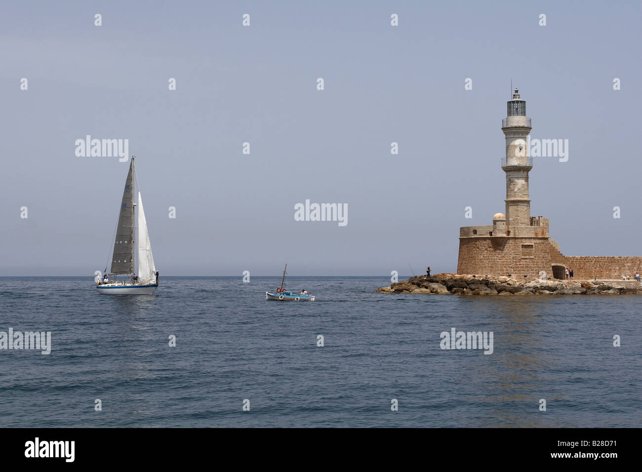 Lighthouses greece hi-res stock photography and images - Alamy
