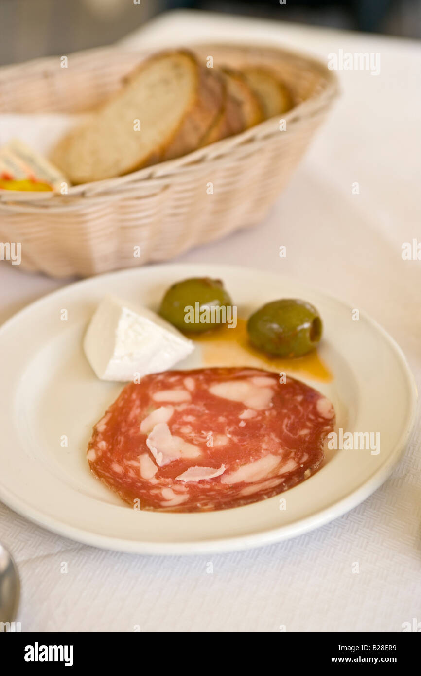 Antipasti in Maltese Restaurant Stock Photo - Alamy