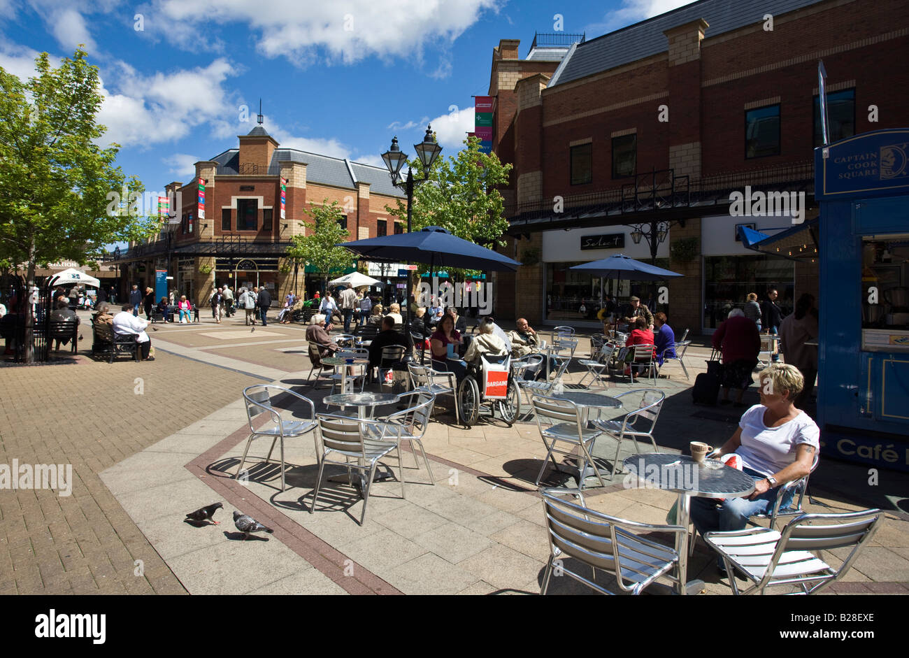 Captain Cook Square Middlesbrough Town Centre Teesside North East ...