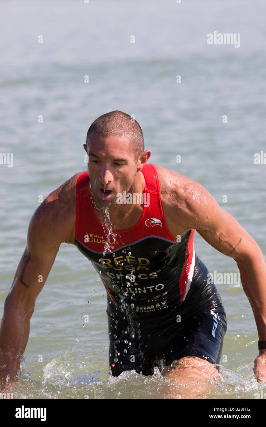 Matt Reed Exiting the Water Stock Photo - Alamy