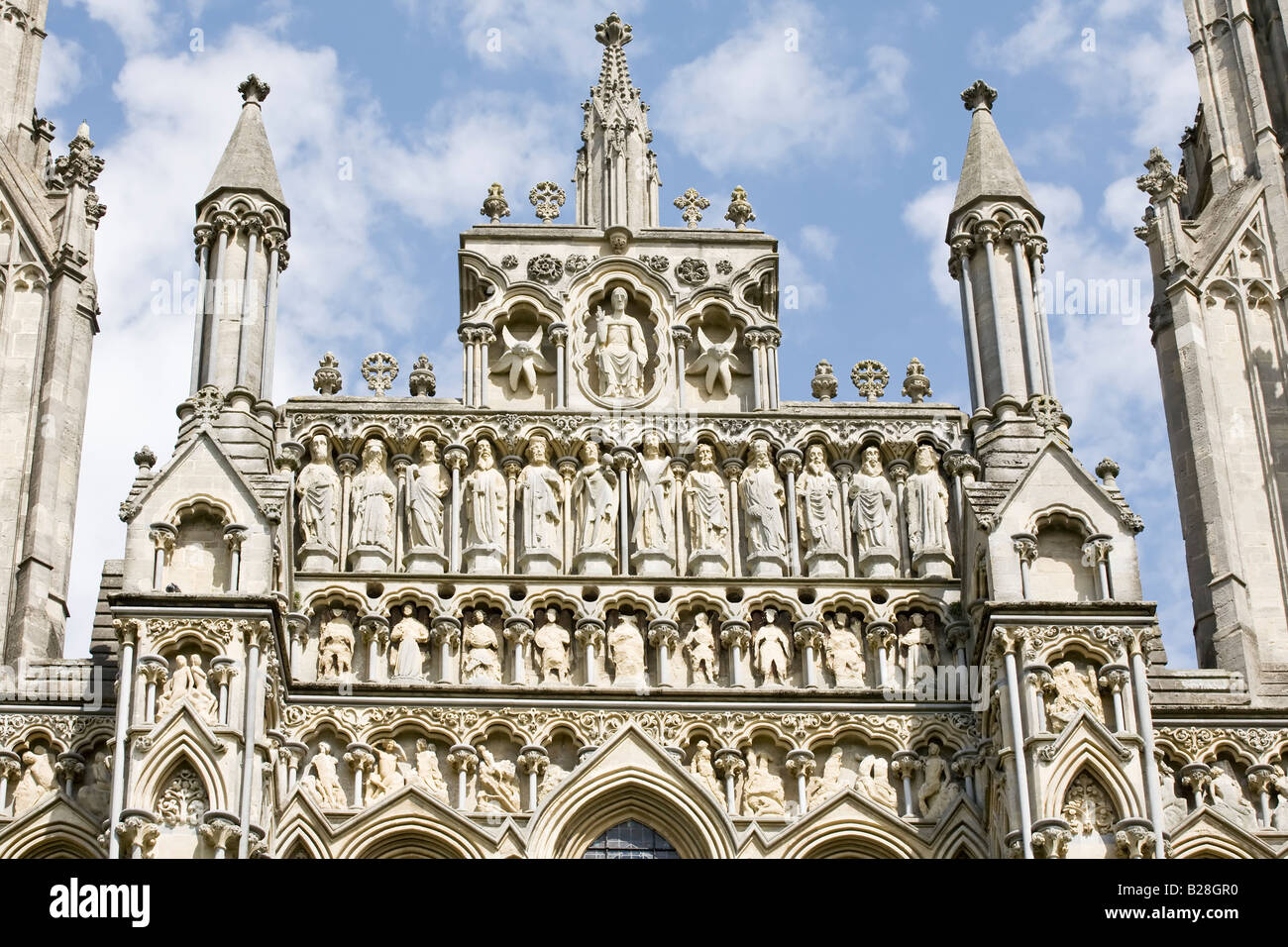 Wells cathedral carvings hi-res stock photography and images - Alamy