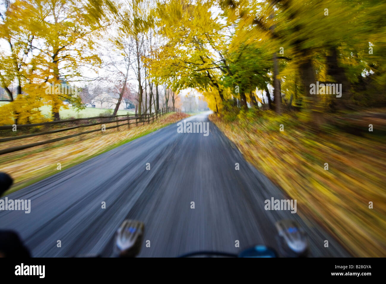Wide angle view cyclist riding hi-res stock photography and images - Alamy