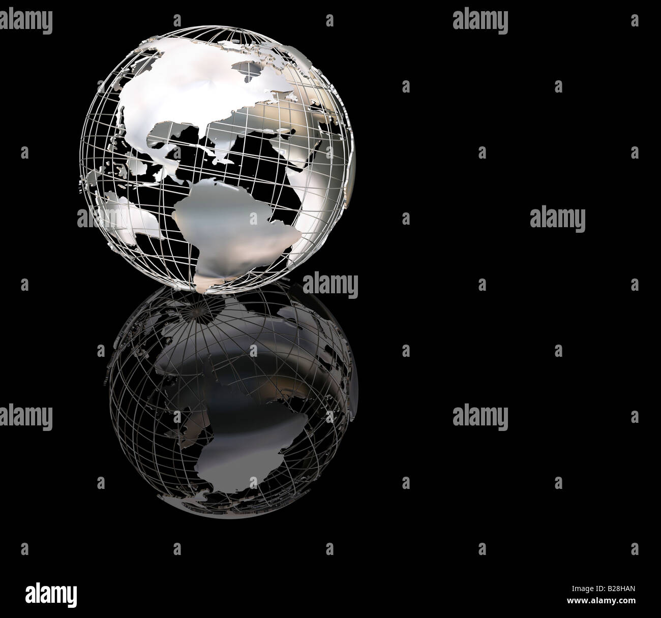 Metallic map hi-res stock photography and images - Alamy