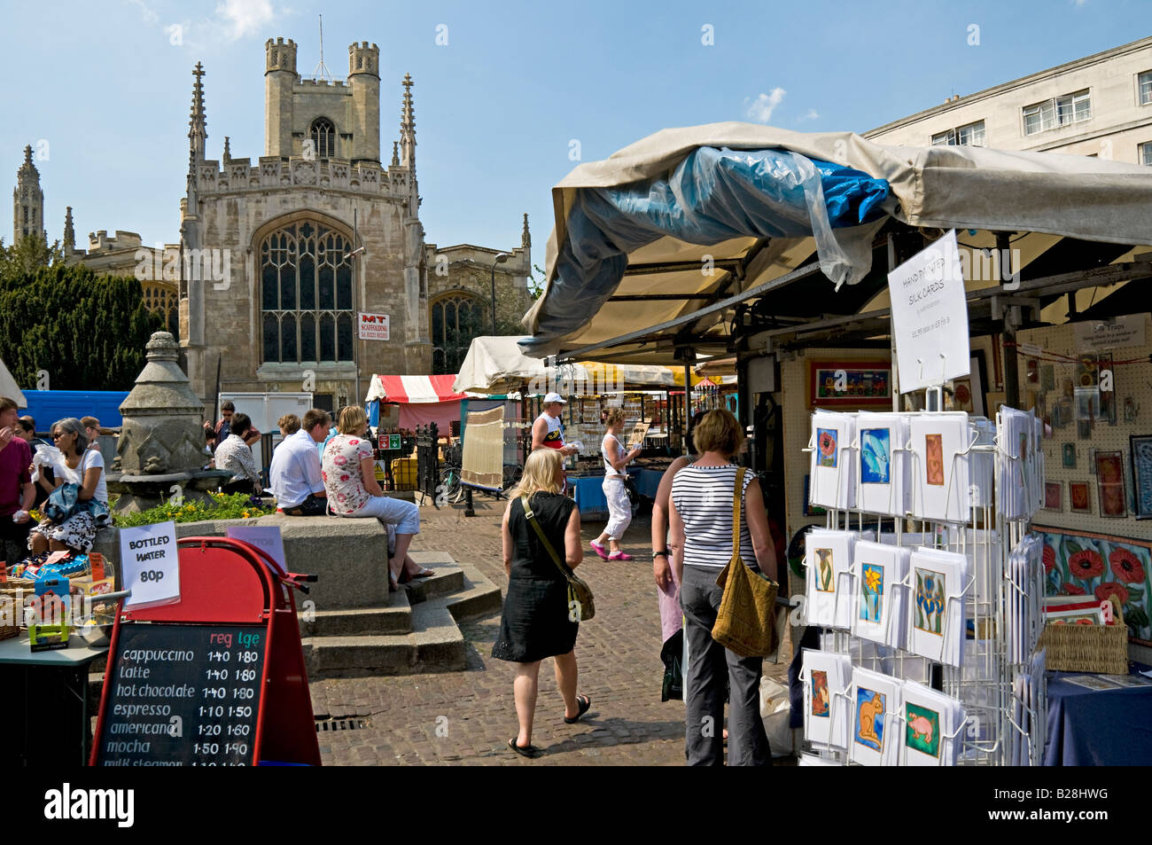 Market hill cambridge hi-res stock photography and images - Alamy