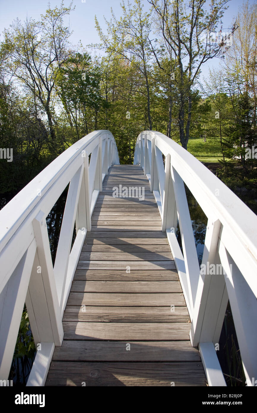 Wooden bridge low angle hi-res stock photography and images - Alamy