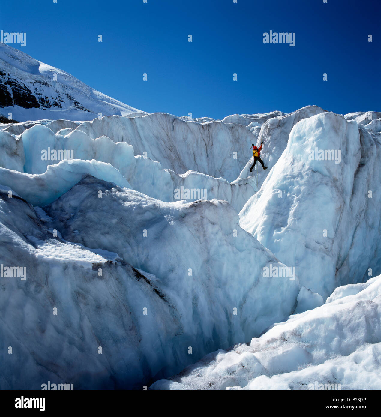 Ice climbing jasper national park hi-res stock photography and images ...