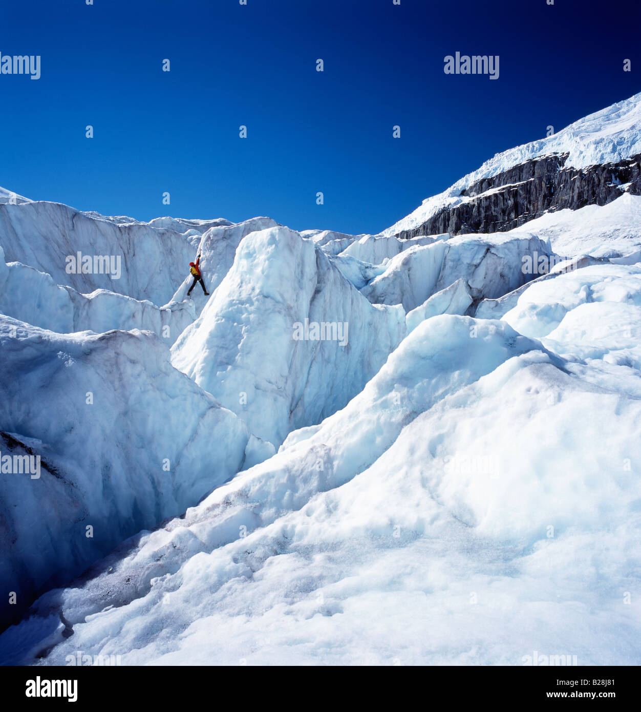 Ice climbing jasper national park hi-res stock photography and images ...