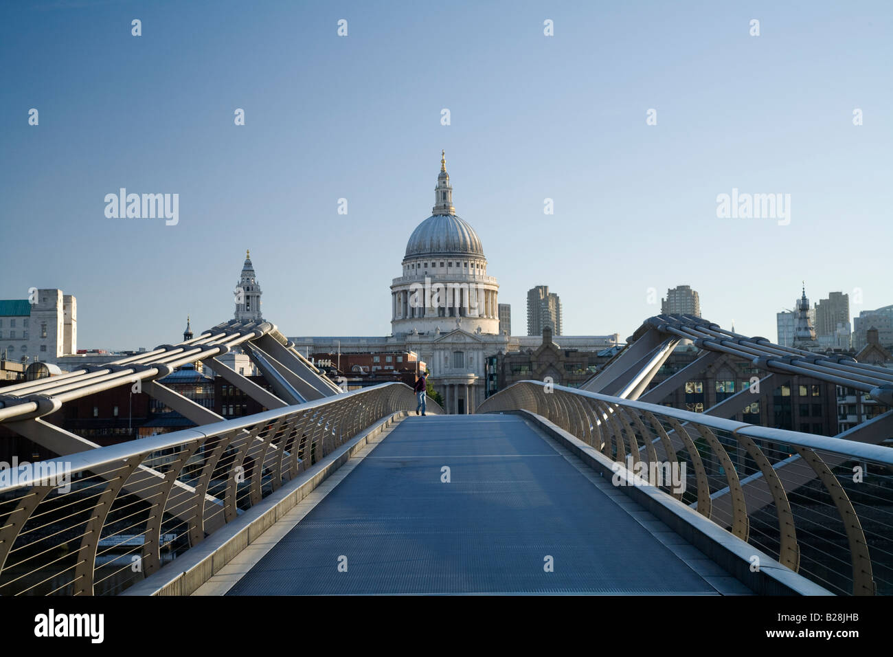 Single man walking on pedestrian hi-res stock photography and images ...