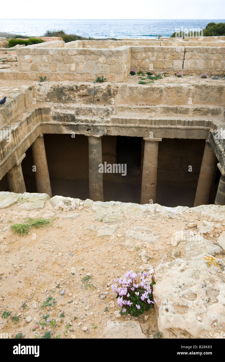 One of the many rock cut tombs in the UNESCO World Heritage site The ...