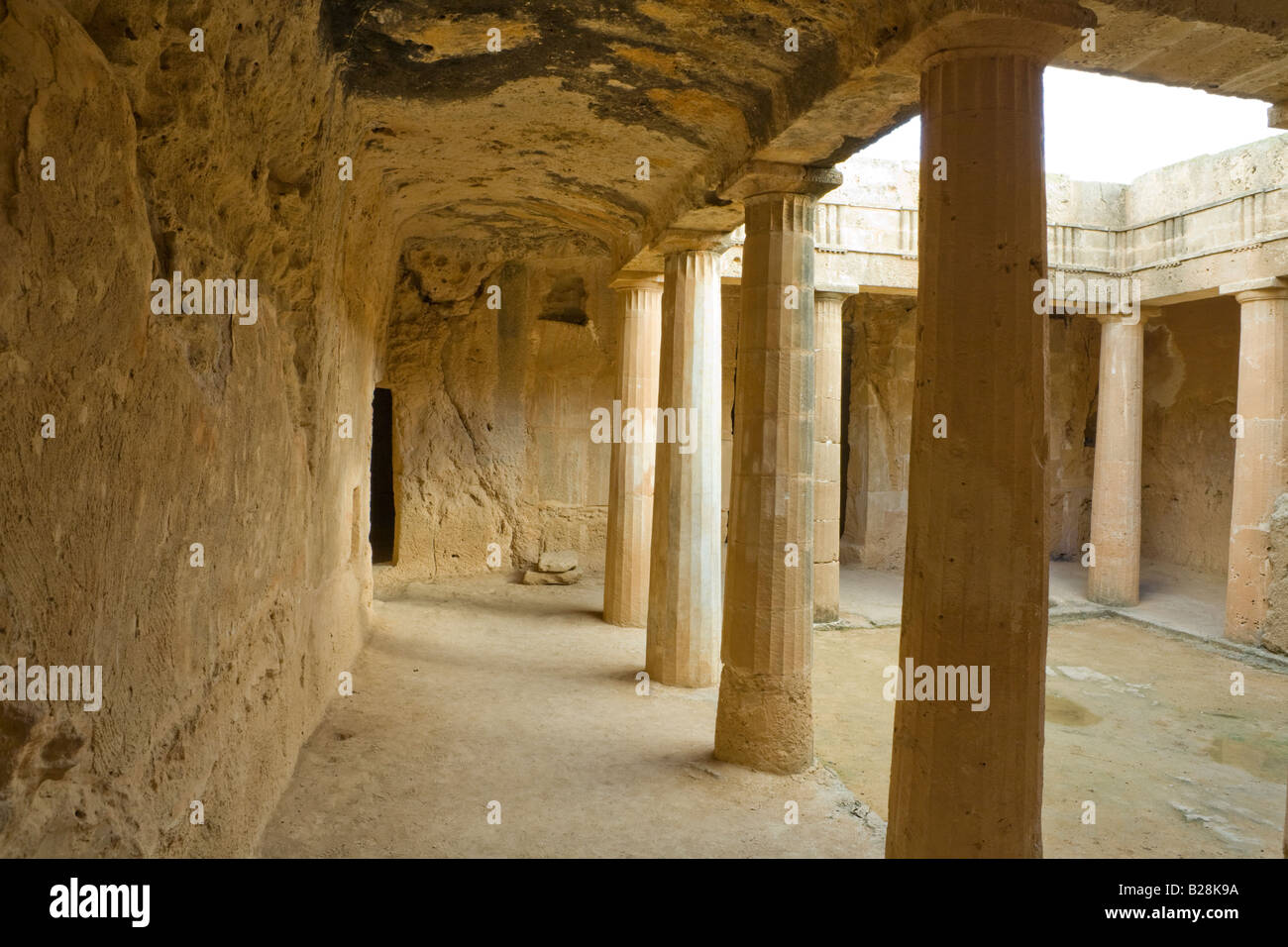 One of the many rock cut tombs in the UNESCO World Heritage site The ...