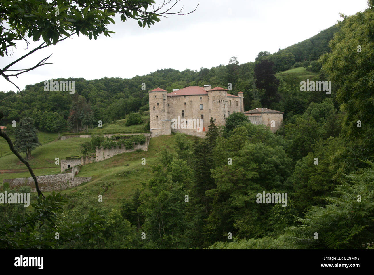 Chateau des bosc Ardeche France. Horizontal. 71196 Chateau des Boscs ...